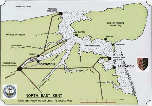 The village of Fordwich and the building of Canterbury Cathedral ...